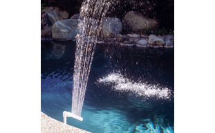 POOL360 | 7 1/2" x 10 1/4" x 15 1/2" Pool & Spa Waterfall Fountain
