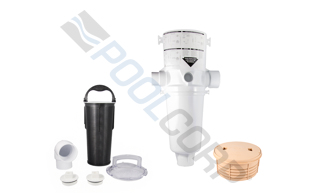 POOL360 | Beige DDC2 Deck Side Debris Canister with Lid