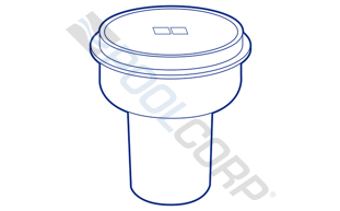 POOL360 | Light Blue PCC2000 Smooth Body with Cap