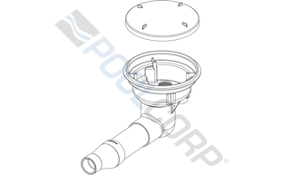 POOL360 | MDX-R3 Non-Adjustable Concrete Sump with Construction Cap