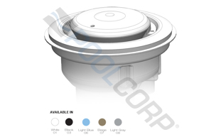 POOL360 | White MDX-R3 Non-Adjustable Debris Drain with Cap