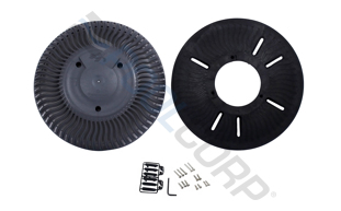 POOL360 | Grey SDX2 Retro Safety Drain for Concrete Pools