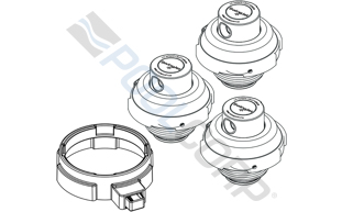 POOL360 | Grey SwingJet Adjustable Cleaning Wall Jet