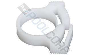 POOL360 | White Sweep Hose Attachment Clamp for Polaris® Pool Cleaner