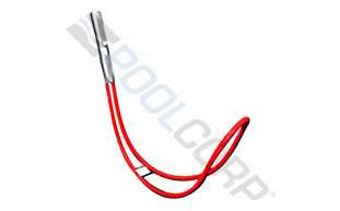 POOL360 | Red Safety Life Hook with O Hardware
