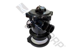 POOL360 | 1-1/2" ABS Clamp-Down Top Mount Multiport Valve for Sta-Rite ...