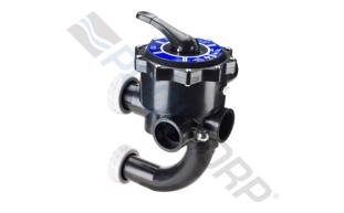 POOL360 | 2" Socket Pre-Plumbed Side Mount Multiport Valve for D.E. Filter