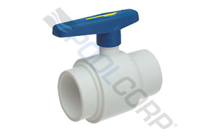 POOL360 | 1/2" Compact Ball Valve Slip Socket Ports