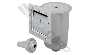 POOL360 | Gray Standard Above Ground Skimmer and Return Fitting