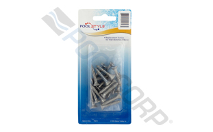 POOL360 | Screw Set for Wide Mouth Above Ground Skimmer 18 per Pack