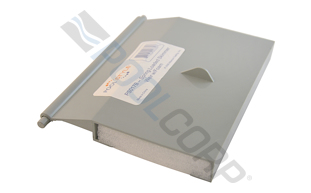 POOL360 | Gray Above Ground Spring Loaded Skimmer Weir with Foam