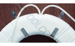 POOL360 | Life Ring Stainless Steel "J" Hooks