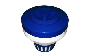 POOL360 | Blue/White Floating Dispenser for 3" Tabs 12 per Case