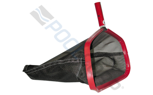 POOL360 | 20" Red Baron Leaf Rake with Rag Bag Mesh Net