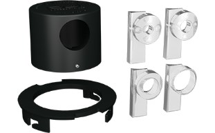 POOL360 | Nozzle Cap, Retainer Ring, Nozzle Adapters Black