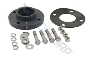 POOL360 | 3" Flange Kit with Gasket and Stainless Steel Hardware