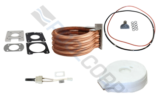 POOL360 | Tube Sheet Coil Assembly Kit for 250NA, 250LP MasterTemp ...