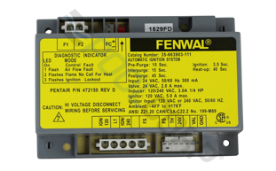 POOL360 | Ignition Control Module for 200-400 MiniMax NT Heater with DDTC Controller