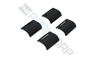 POOL360 | Black Skirt 4 Pack for 2-Wheel and 4-Wheel Pool Cleaners