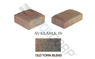 POOL360 | 60mm Plaza Stone Pavers 2-Piece Combo Old Town Blend