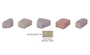 POOL360 | 60mm Plaza Stone Circle Pavers Bundled Earth