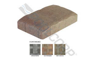 POOL360 | 6" x 9" 45mm Plaza Stone Rectangle Paver Antique Pewter