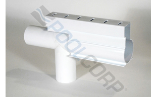 POOL360 | Drain-A-Way® System II White Bottom Drainout Fitting