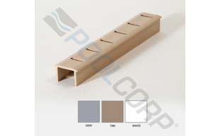 POOL360 | 4' Tan Replacement Cap for Common Deck Drain