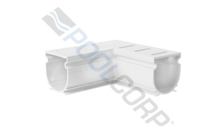 POOL360 | 2" White Paver Drain 90 Degree PVC