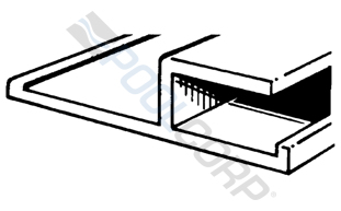 POOL360 | 8' Top Mount Liner Track 60 per Case