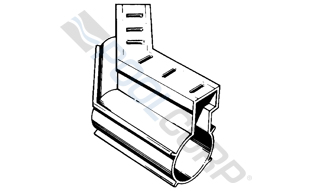 POOL360 | Drain-A-Way® System II 45 Degree White PVC Outside Fitting