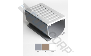 POOL360 | 3" Water Hog Deck Drain 6' White