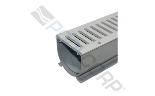 POOL360 | 3" Water Hog Deck Drain 10' Gray