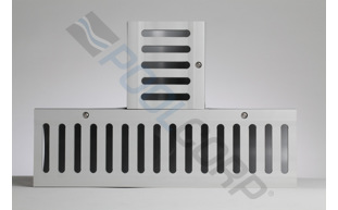 POOL360 | 3" Water Hog Fitting 90 Gray