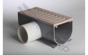 POOL360 | 3" Water Hog Side Drainout Gray