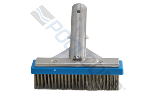 POOL360 | 6'' Metal Back Stainless Steel Bristle Algae Brush