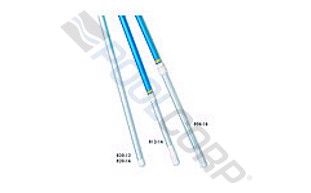 POOL360 | 6' - 12' Aluminum 2-Piece Ribbed Basic Telescopic Pole with E ...