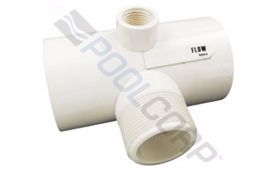 POOL360 | 1.5"MPTx2"SLIP DIVERTER TEE