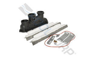 POOL360 | Inlet Outlet Header For Model R185A, R265A, R335A Pool Heater With Gasket