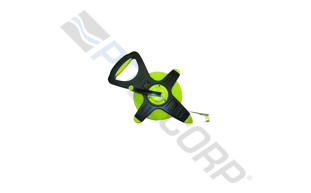 POOL360 | 200' Fiberglass Open Reel Measuring Tape 1/8" Increments