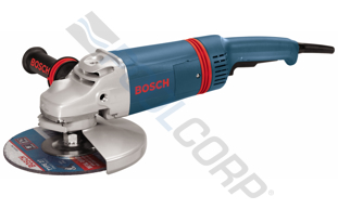 POOL360 | 9" 15 Amp Large Angle Grinder with Rat Tail Handle