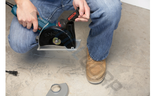 POOL360 | 4 1/2" to 5" Small Angle Grinder Dust Collection Attachment