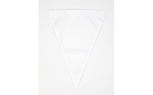 POOL360 | 12" x 18" White Nylon Backstroke Flag