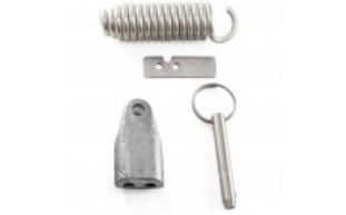 POOL360 | Spring, Clevis and Pin Kit for Special Length Swimming Lanes