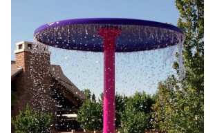 POOL360 | 60" Stainless Steel Umbrella with Stainless Steel Footing Base