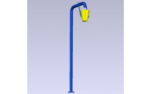 POOL360 | Stainless Steel Dumping Bucket 1 with Stainless Steel Footing ...