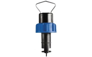 horizon | Signet 0.5" to 4" PP PVDF Titanium Paddlewheel Flow Sensor Black