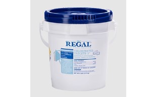 POOL360 | Regal Chemicals | 50 lb 3" Chlorinated Tablets Wrapped Pail