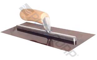 POOL360 | Square Trowel SS 4 "x 18" Wood Handle