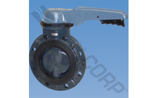 POOL360 | 6" PVC Butterfly Valve with Lever